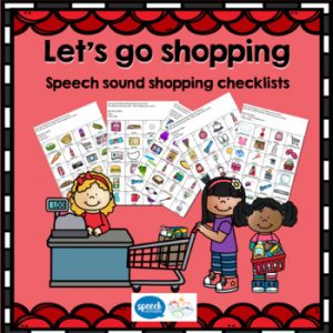 Let's go shopping - Shopping I Spy for Articulation Homework - Speech ...