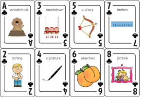 Let's Play Cards : CH Medial - Speech Concepts