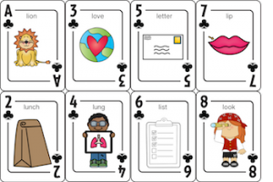 Let's Play Cards : L Initial - Speech Concepts