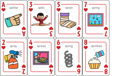 Let's Play Cards : Complex S Blends - Speech Concepts