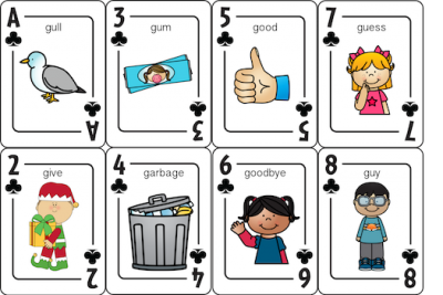 Let's Play Cards : G Mixed positions - Speech Concepts