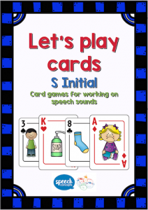 Let's Play Cards : S Initial - Speech Concepts