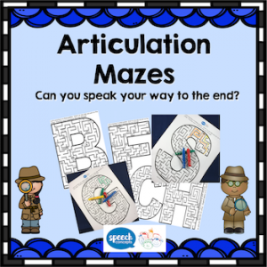 Articulation Mazes - Speech Concepts