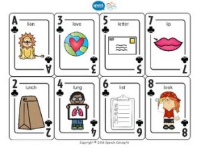 Let's Play Cards : L Mixed positions - Speech Concepts
