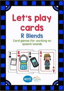 Let's Play Cards : R Blends - Speech Concepts