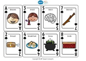 Let's Play Cards : R Blends - Speech Concepts