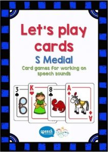 Let's Play Cards : S Medial - Speech Concepts