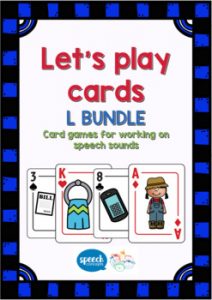 Let's Play Cards : L Bundle - Speech Concepts