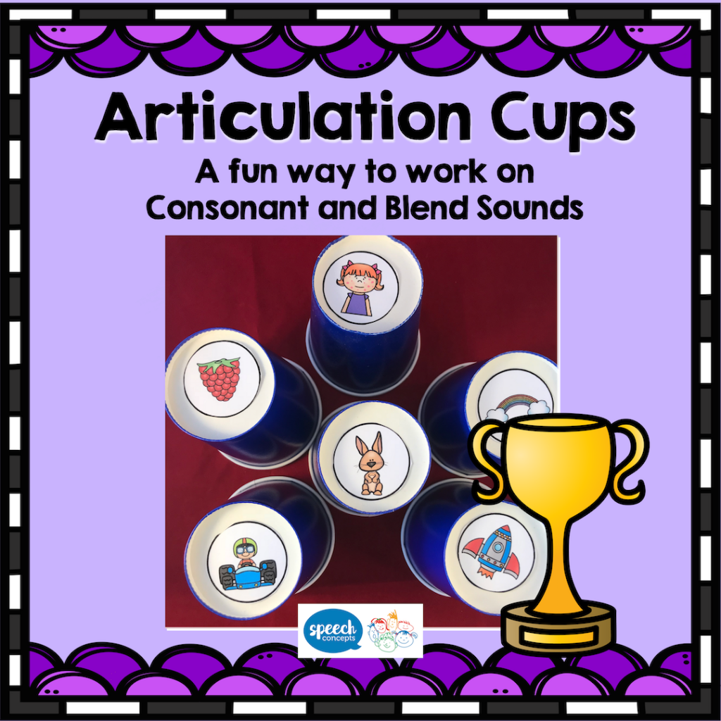 Articulation Cups Multi Sound Pack Speech Concepts