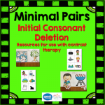 Minimal Pairs - Initial Consonant Deletion - Speech Concepts