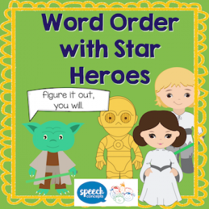 Word order with Star Heroes - Speech Concepts