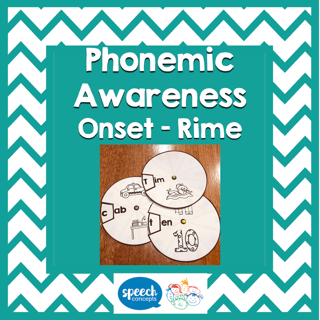 Phonemic Awareness Onset Rime Speech Concepts Phonemic Awareness Onset Rime Speech Concepts