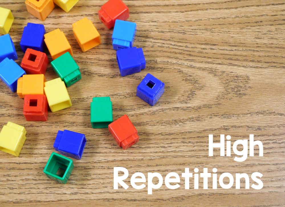 In the clinic this week - high reps - Speech Concepts